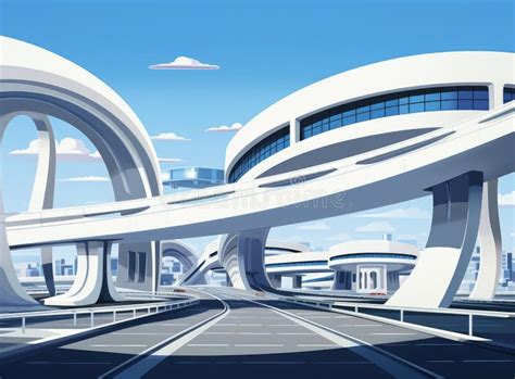 Bridge Of The Future Stock Illustration Illustration Of Business 286246931