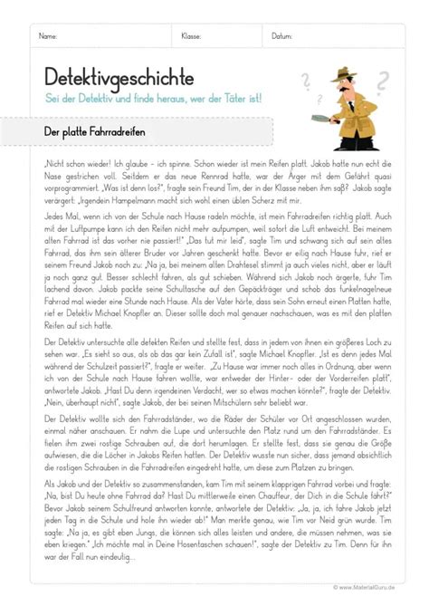 Lesetexte Klasse 4 Zum Ausdrucken Lesen Und Verstehen Kostenlose