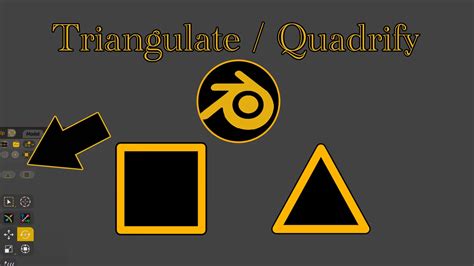 Triangulate Quadrify Addon For Flippednormals