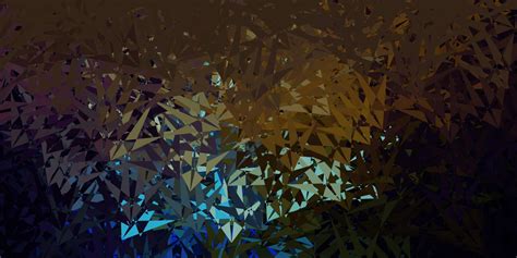 Dark Multicolor Vector Background With Triangles 14736086 Vector Art