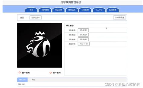 基于java的足球联赛管理系统程序数据库文档 阿里云开发者社区