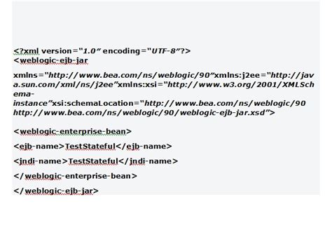 Pure Java 4 All Deploying EJB 2 Stateful Bean On Weblogic