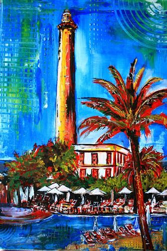 Faro1 Auftragsmalerei Urlaubsbild Bilder Malen Von Burgstallers Art