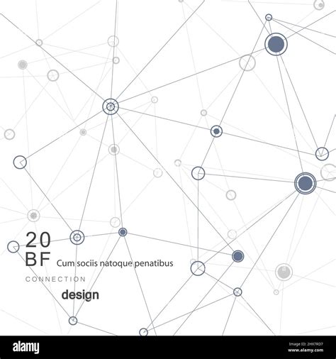 Modern Black Connect Abstract Lines On White Background For Concept Design And Vector Technology