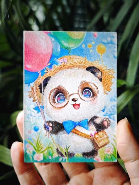 三年级熊猫儿童画怎么画可爱（13张） 儿童画图片大全