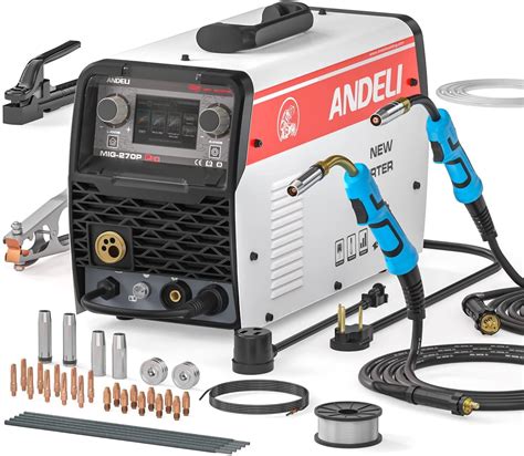 Amazon Andeli 半自動溶接機 アルミ溶接可能 200v 200amp Mig Lift Tig ＆アーク溶接 ガスandノンガス