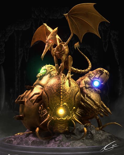 Super Metroid Golden Statue By Francoferrari On Deviantart