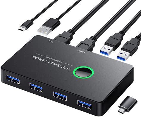 Usb 30 Switch Usb Switcher 2 Computers Share 4 Usb For Pc