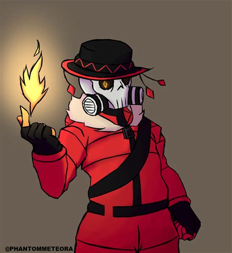 A Pyro Drawing That I Made Last Year R Tf2