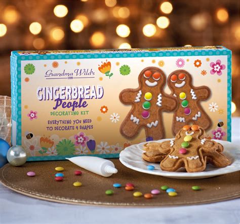 Gingerbread People Biscuits Decorating Kit Grandma Wilds Biscuits