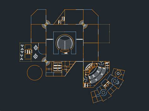 Concert Hall Auditorium In Autocad Download Cad Free 139 Mb
