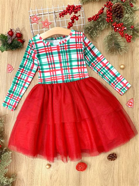The Best T Green Plaid Holiday Tutu Dress Mia Belle Girls