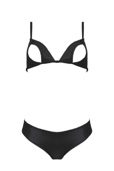 Sophia Lingerie Set • Luxury Lingerie • Handmade In Berlin Darkest Fox