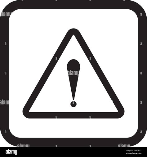 Fragile Flat Icon With Crack And Black Frame Isolated On White