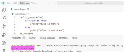 Difference Between Is None And None In Python