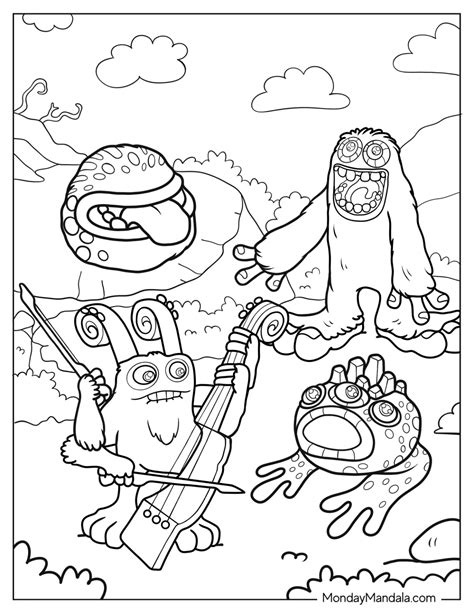 20 My Singing Monsters Coloring Pages Free Printables