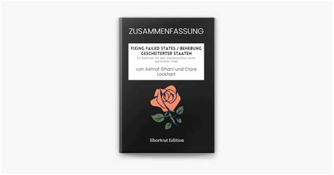 Zusammenfassung Fixing Failed States Behebung Gescheiterter