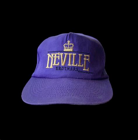 Vintage Vintage 90s Neville Brothers Band Snapback Hat Vtg Kc Grailed
