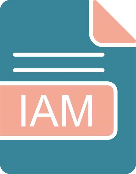iam file format glyph two color icon 43453923 vector art at vecteezy