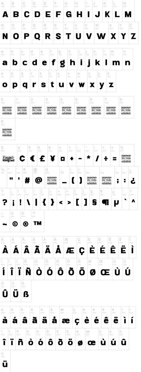 Ringtail Sans Serif Font