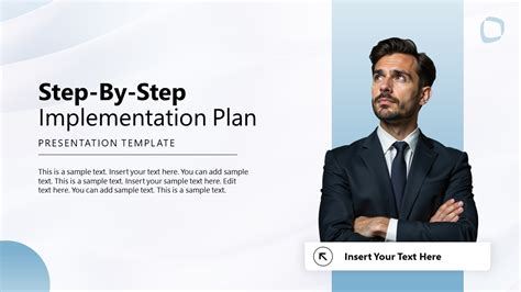 Step By Step Implementation Plan Powerpoint Template