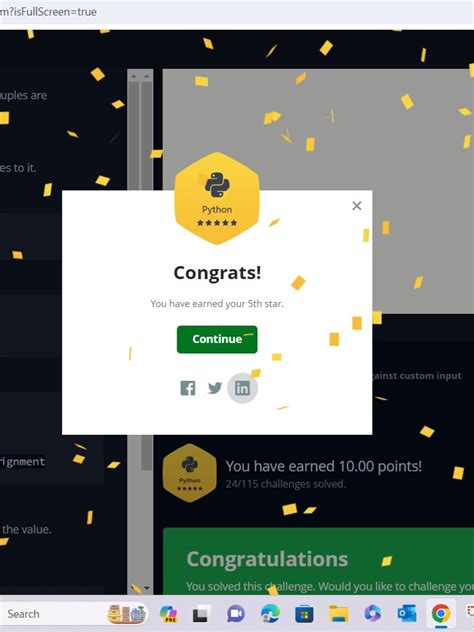 Annapoorna Dwivedi On Linkedin Codingjourney Python Hackerrank