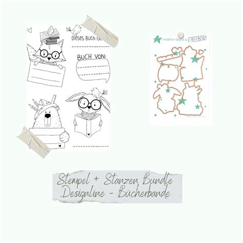 Bundle Stamp Set And Punches Designline Bücherbande Cd Bl 1162920