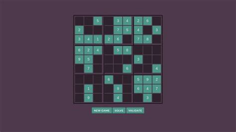 10 Javascript Sudoku Games