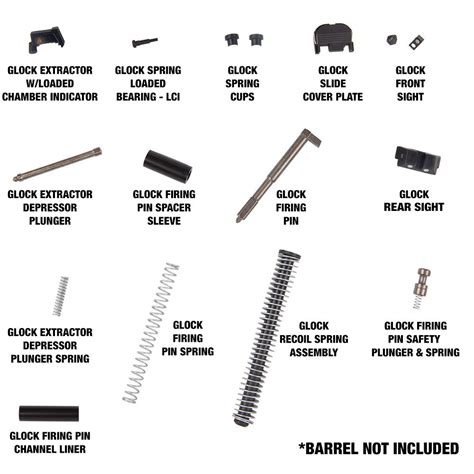 Upper Parts Kit For Gen3 Full Size Glock Handguns
