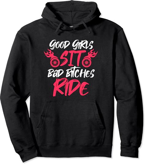 Good Girls Sit Bad Bitches Ride Funny Motorcycle Riding