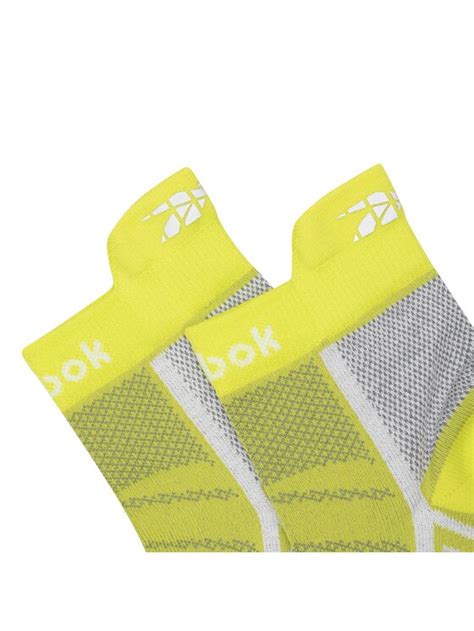 Reebok Niedrige Herrensocken Float Run U Ank Sock HE2423 Gelb Modivo De