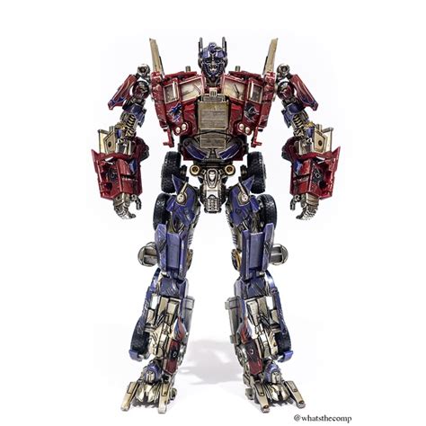 พรอมสง หนยนตแปลงราง Energy Heart Optimus Prime Black Mamba H6003