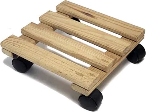 Plantenbakroller Planten Roller Plantentrolley Hout Kg X Cm Bol
