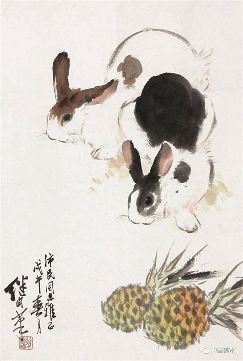 Sumi E Rabbit At Gail Dewey Blog