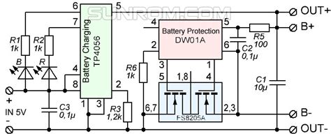 Lithum Battery Charger With Protection Tp4056 Microusb [5163