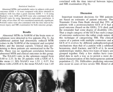 T2 Weighted Mr Images 300090 1 At The Level Of The Splenium In Two