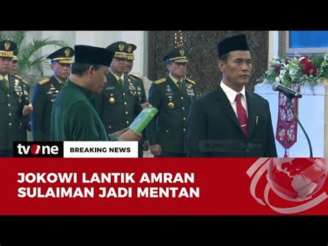 Resmi Andi Amran Sulaiman Jabat Menteri Pertanian TvOne