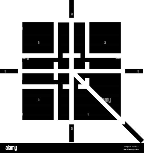 Orthographic Projections Architectural Drafter Glyph Icon Vector
