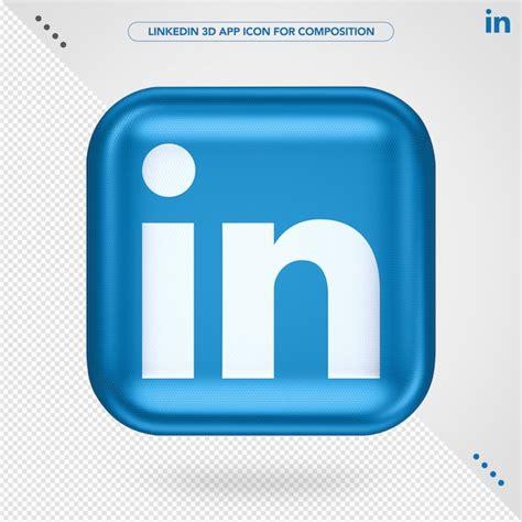 Premium Psd Linkedin 3d App