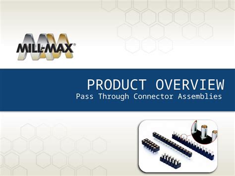 Pptx Product Overview Pass Through Connector Assemblies Dokumen Tips