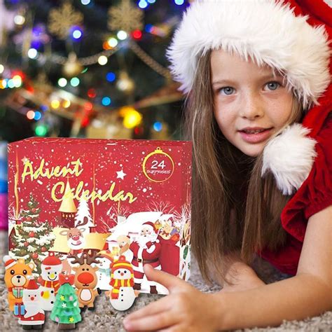 Advent Calendar Christmas 24 Days Of Fun With 24 Cute Cartoon Figures