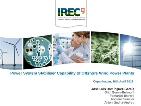PPTX Power System Stabiliser Capability Of Offshore Wind Power Plants Copenhagen Th April