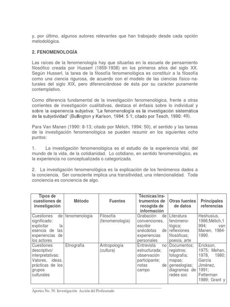Método Fenomenológico Pdf Pdf Edmund Husserl Experiencia