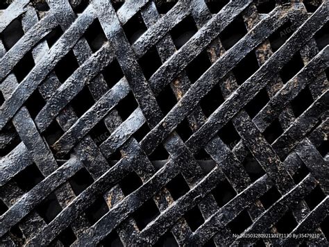 Ai创作图金属 编织 纹理 网格 结构 质感 线条 交错 图案 镂空 材料 工业 复古 细节 背景 昵图网