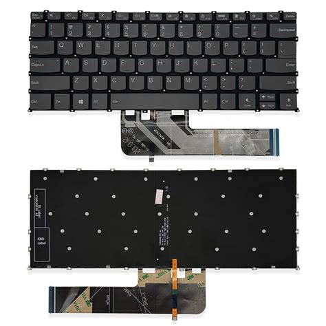 Laptop Keyboard Lenovo Ideapad Flex 5 14are05 Us Backlit Gray
