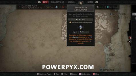 Diablo 4 Fractured Peaks All Side Dungeon Locations