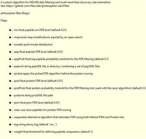 MSFragger Change FDR In FragPipe Issue Nesvilab MSFragger GitHub