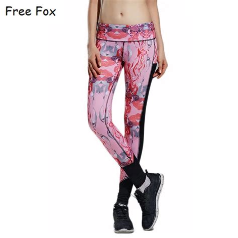 Floral Flower Printed Yoga Pants Tight Fitness Legging Sport Leggings
