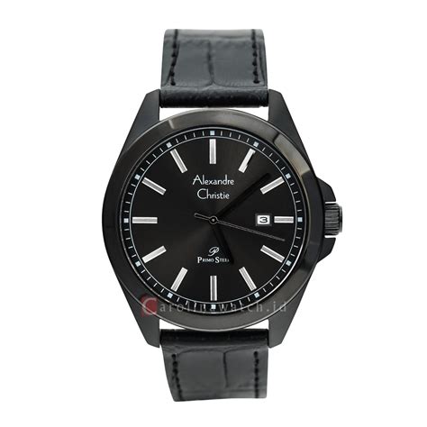 Jam Tangan Alexandre Christie Primo Steel Ac 1015 Mdlipba Men Black Di