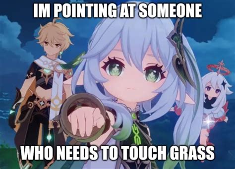 Touch Grass Rgenshinmemepact